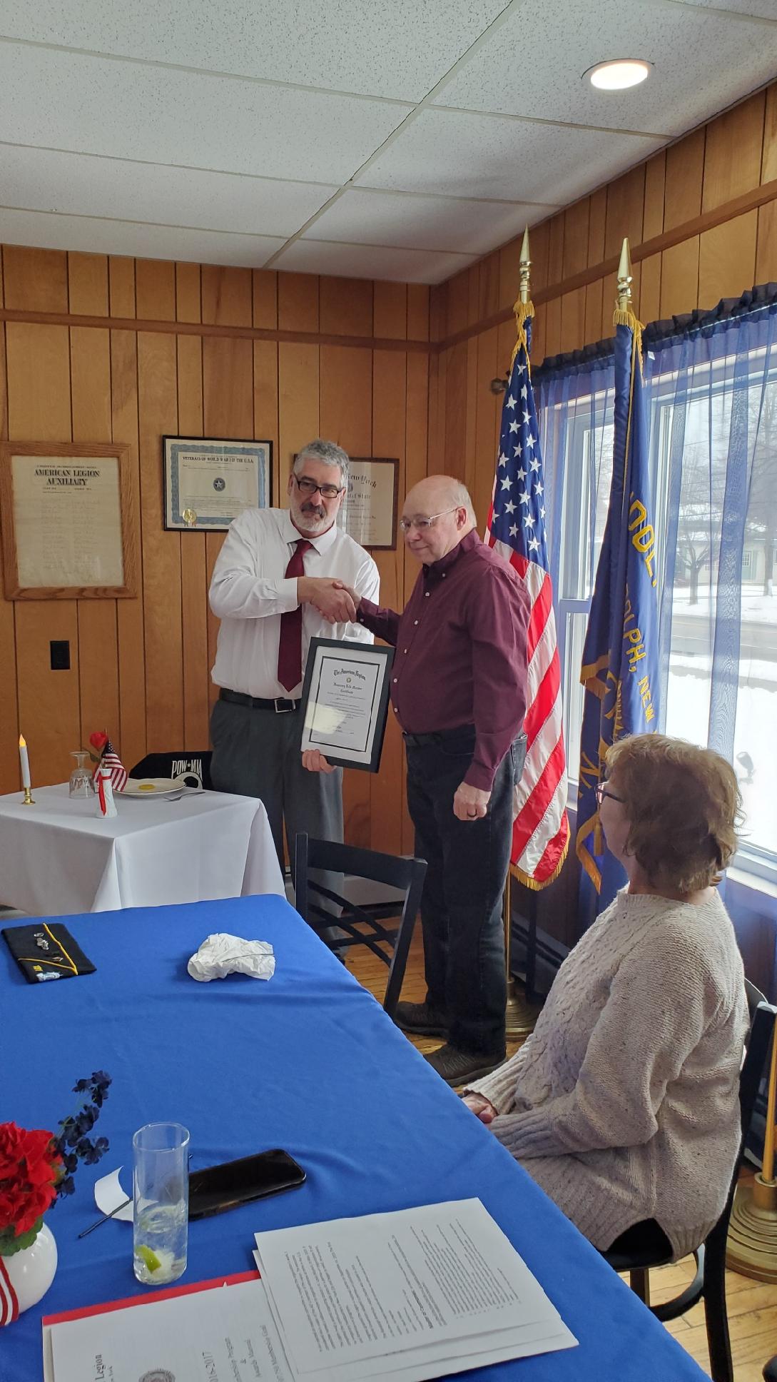 Randolph Legion Celebrates Birthday | News, Sports, Jobs - Post Journal